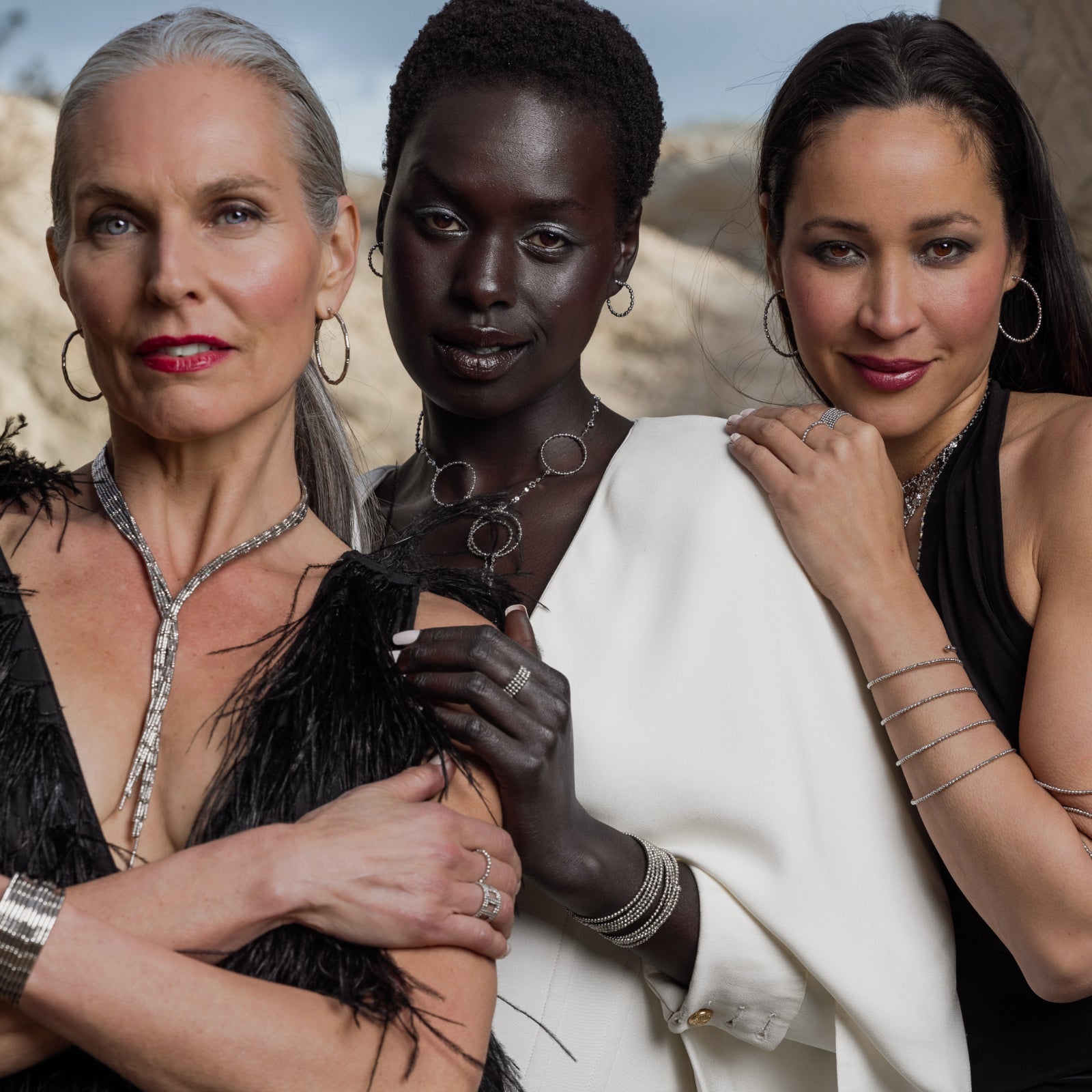 Platinum Born | Limitless Platinum Hoops