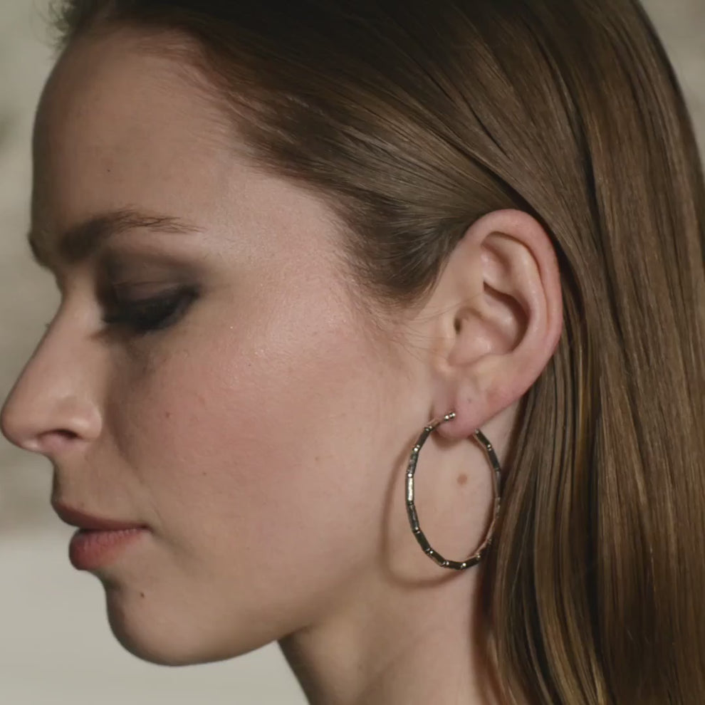 Platinum Born | Helios Platinum Hoops